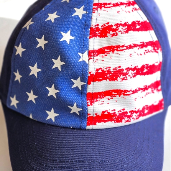 Accessories | Kids Adjustable American Flag Cap Hat | Poshmark